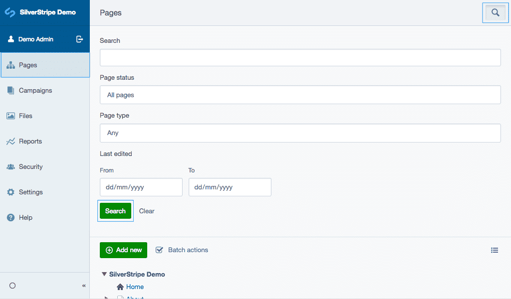 Searching For Pages Silverstripe Cms Documentation